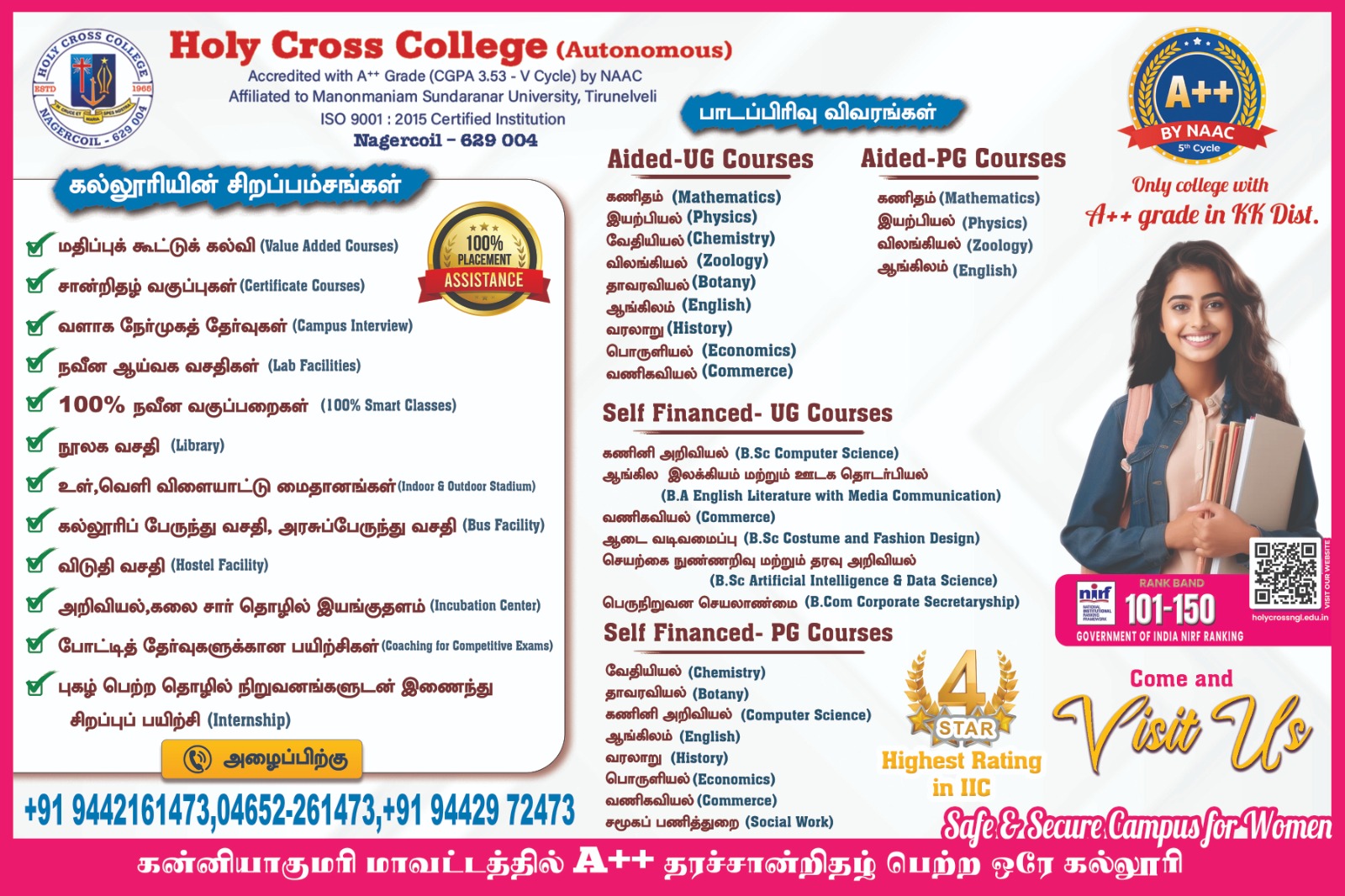 Holy Cross College(Autonomous), Nagercoil